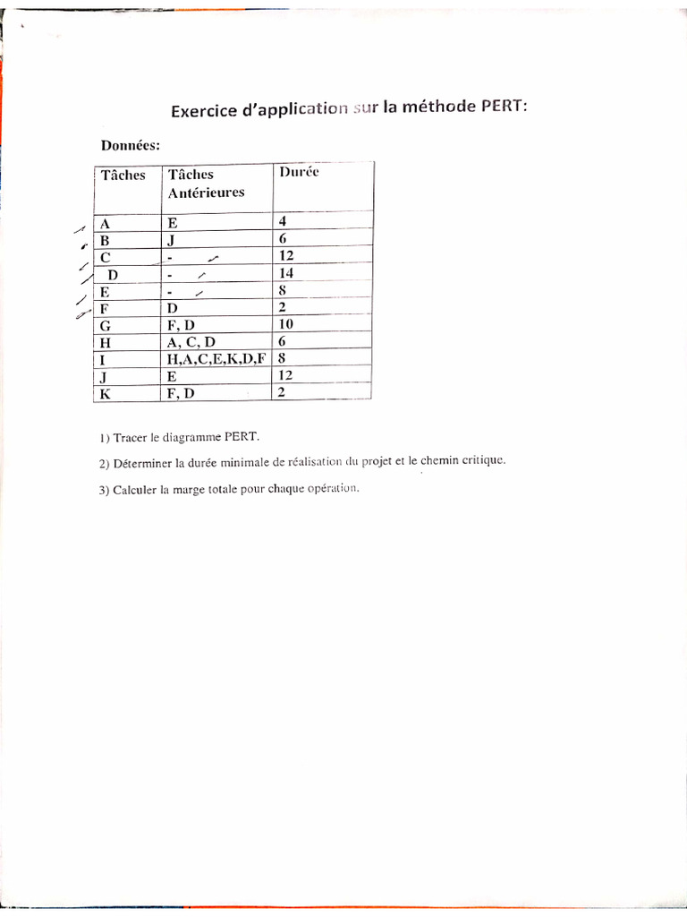 Planification Exercice D'applicatiin | PDF