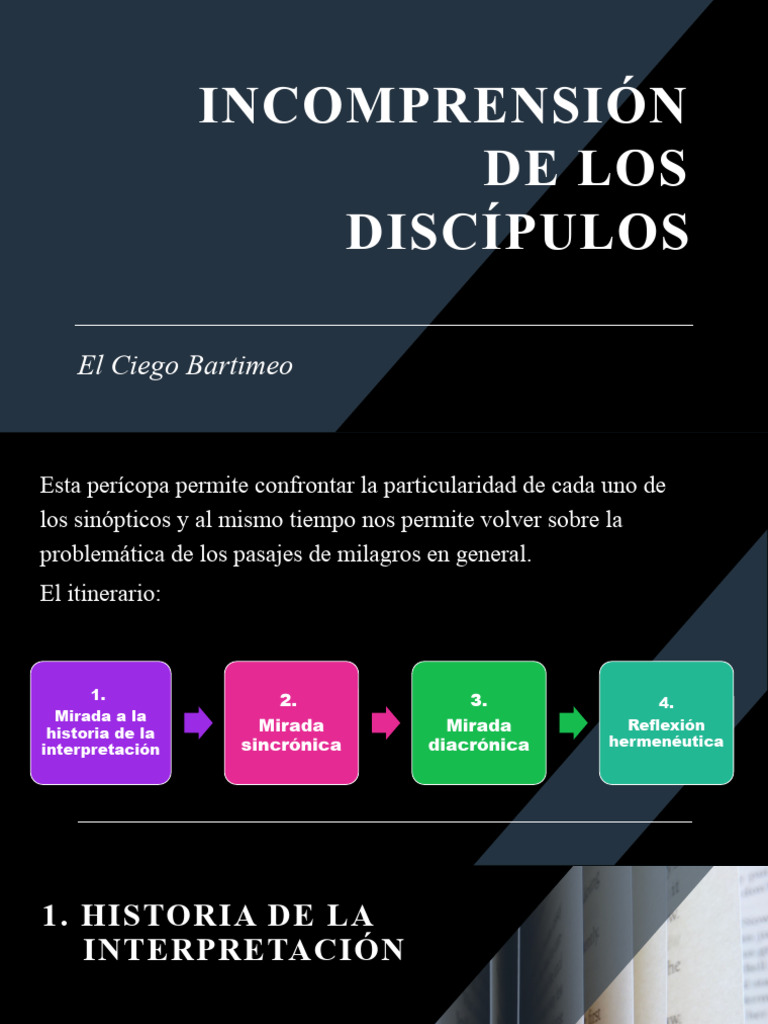 Incomprensión de Los Discípulos | PDF