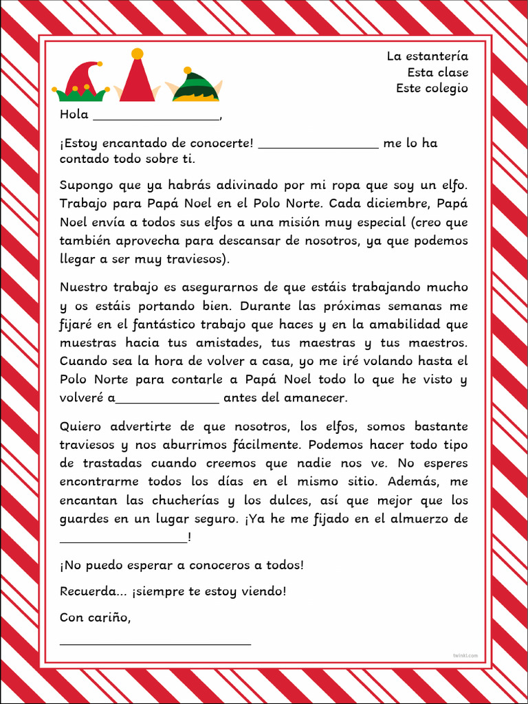 Carta de Elfo 1 | PDF