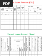 Leave Card Template | PDF