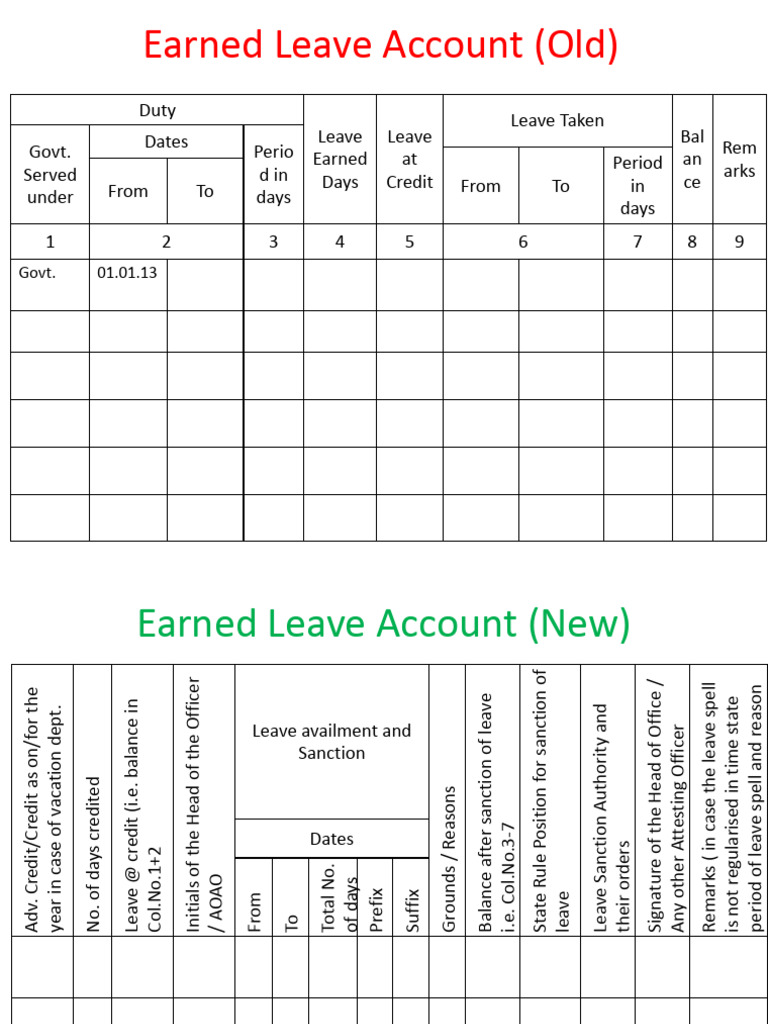 Leave Account | PDF