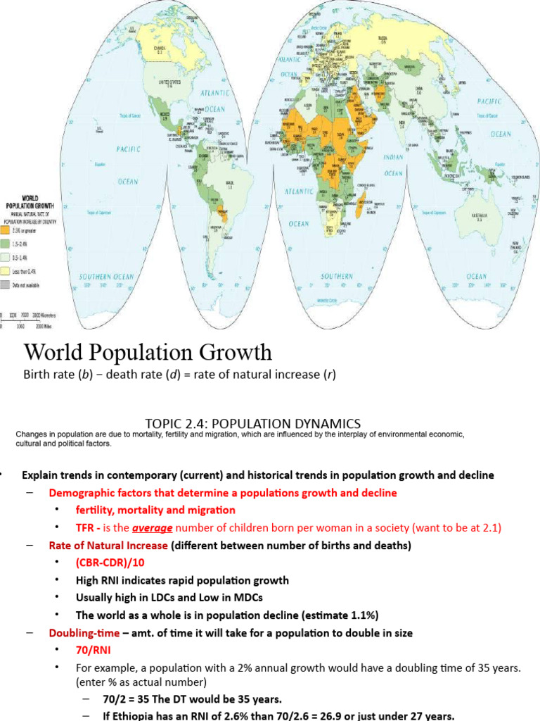 Demographic Transition Model | PDF