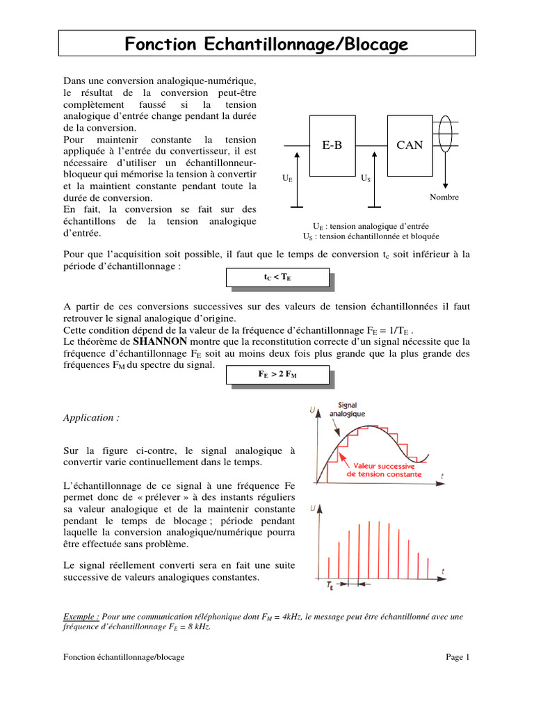 3 - Cours-Echantillonnage Mea | PDF