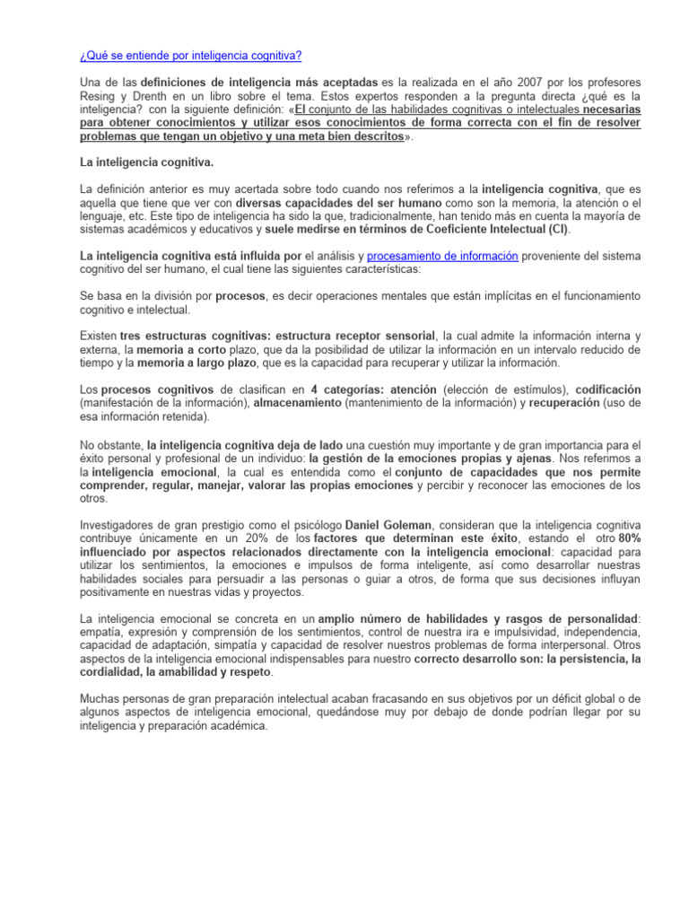 Modulo 1 12 Inteligencia Cognitiva Pdf