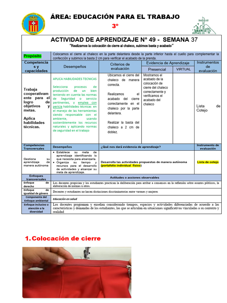 Ept 3º - Fi 49 - Eda 3 | PDF | Evaluación | Aprendizaje