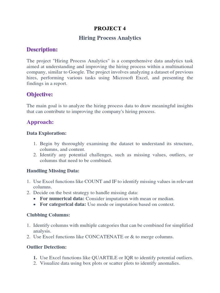Project 4 Pdf Microsoft Excel Outlier