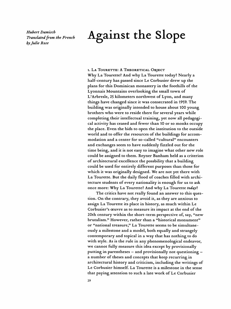 Against The Slope | PDF