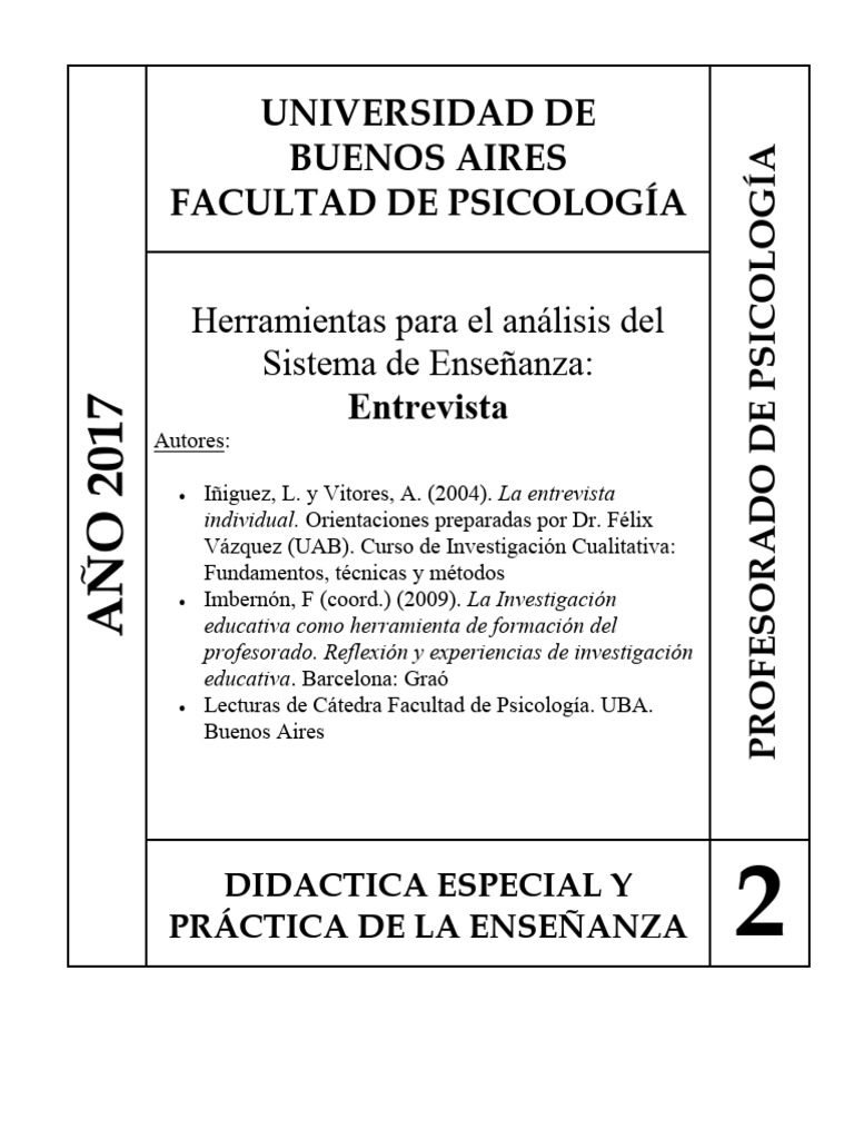 904 Carátula Módulo 2 Entrevista 2017 | PDF