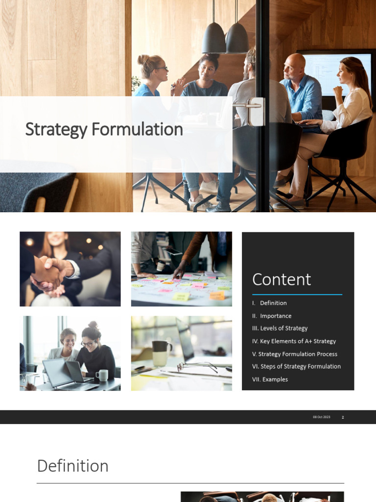 Steps in Strategy Formulation Process | PDF | Strategic Management ...