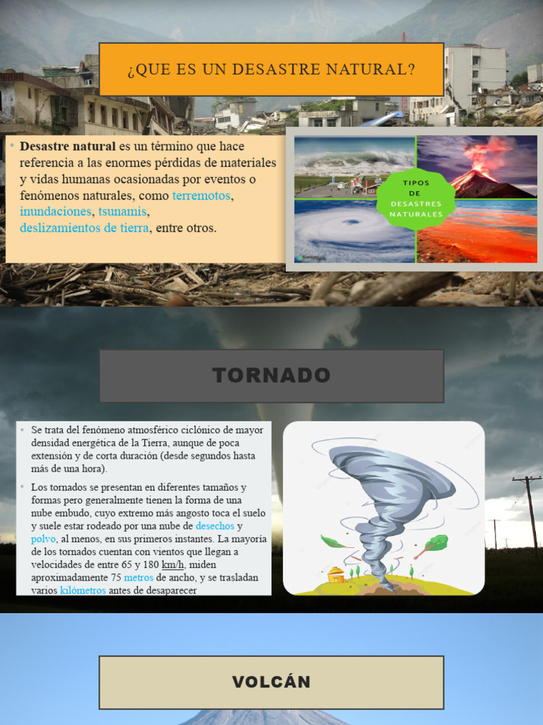 Que Es Un Desastre Natural | PDF
