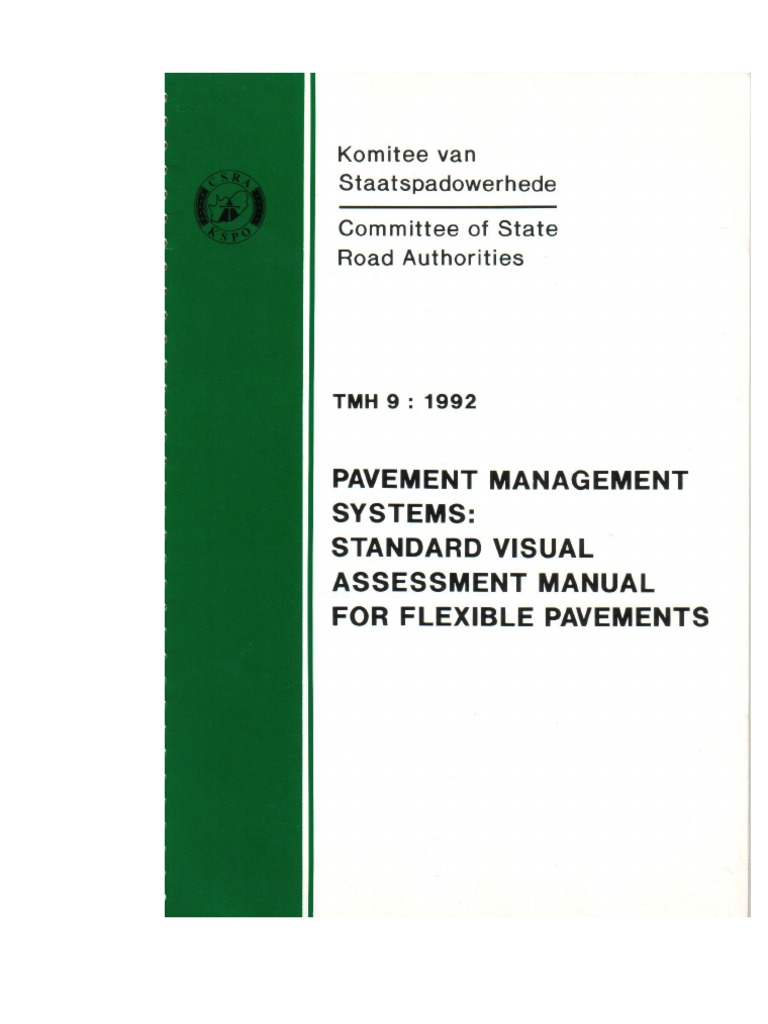 TMH 9 | PDF | Road | Road Surface