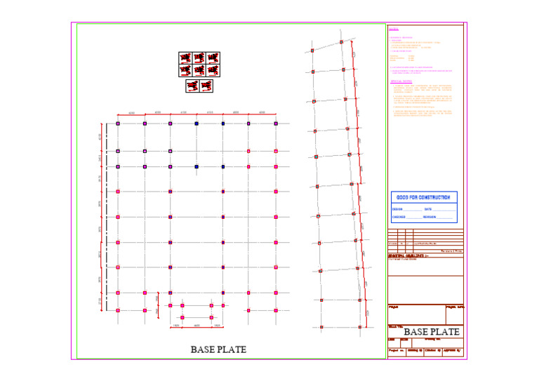 2-BASE PLATE-Model | PDF | Concrete | Foundation (Engineering)