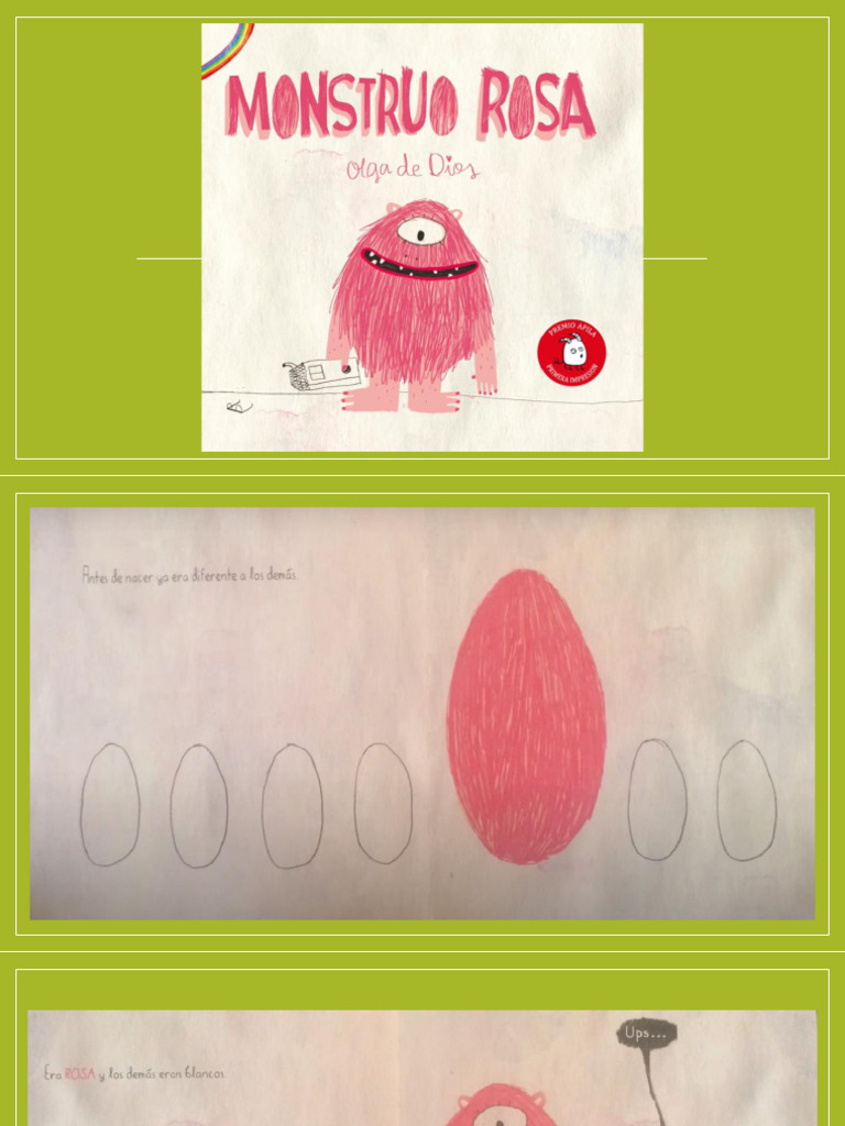 Nivel Heterogéneo - Cuento El Monstruo Rosa | PDF