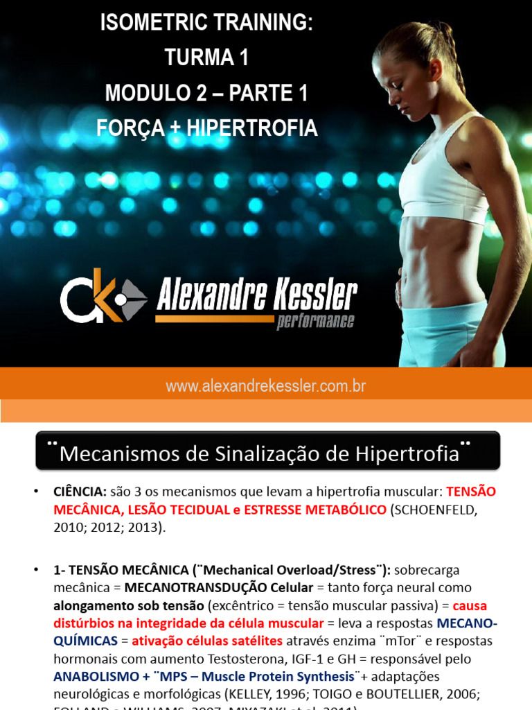 Isometric Training - Turma 1 - Modulo 2 - Parte 1 | PDF | Célula (Biologia) | Isquemia