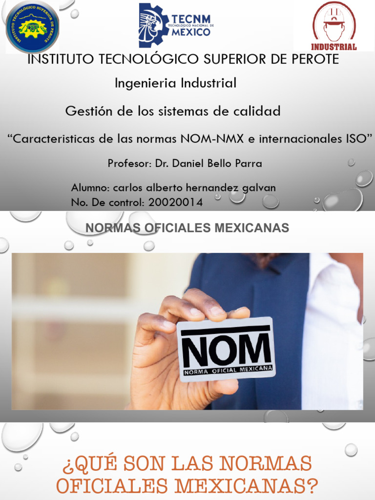 Normas Oficiales Mexicanas | PDF
