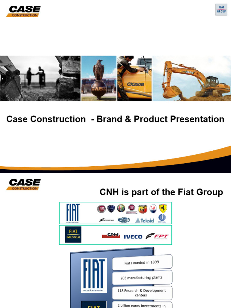 V3 Fiat Group and CASE CE Heritage | PDF | Vehicles | Construction Equipment