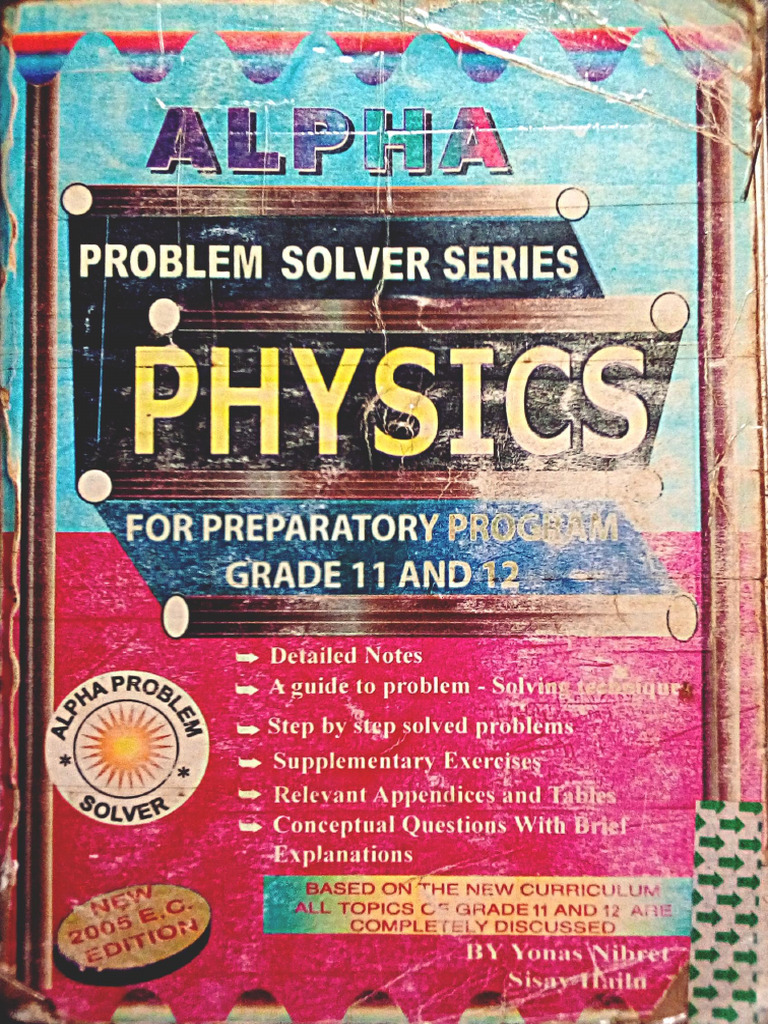Alpha Problem Solver Series Physics For Preparatory Program Grade 11 ...