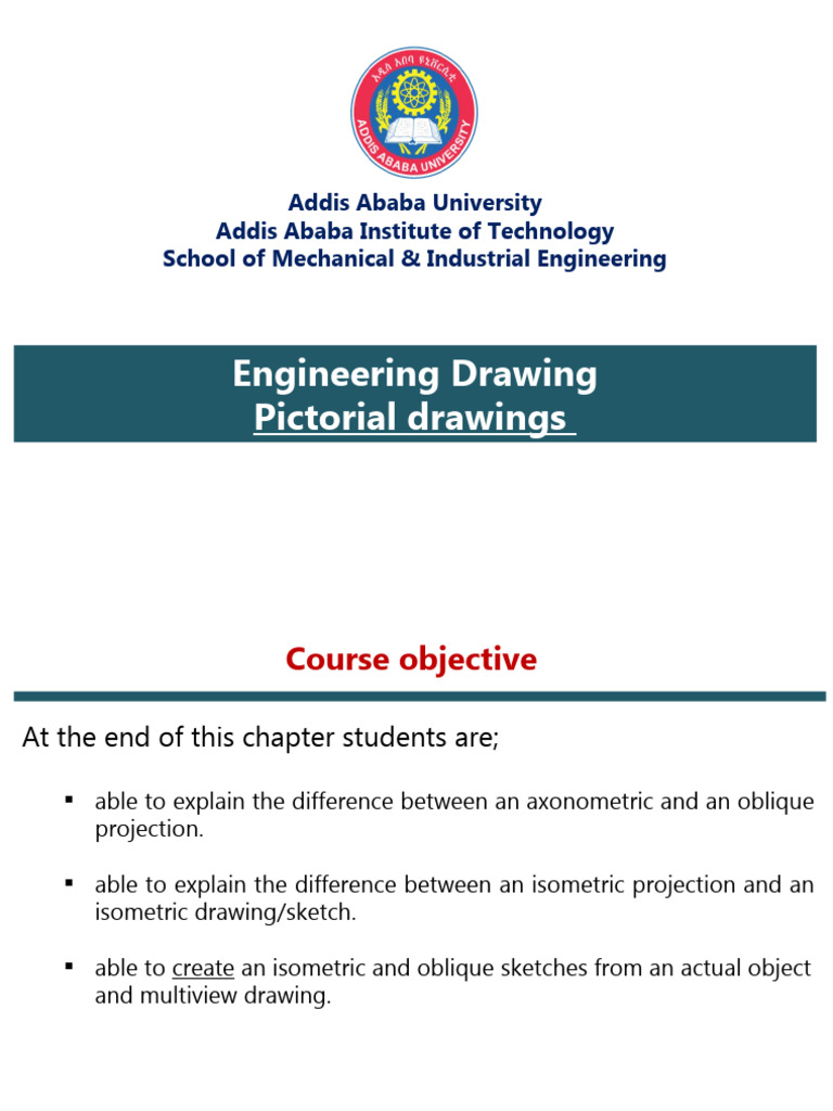 Chapter 04 Pictorial Drawings | PDF