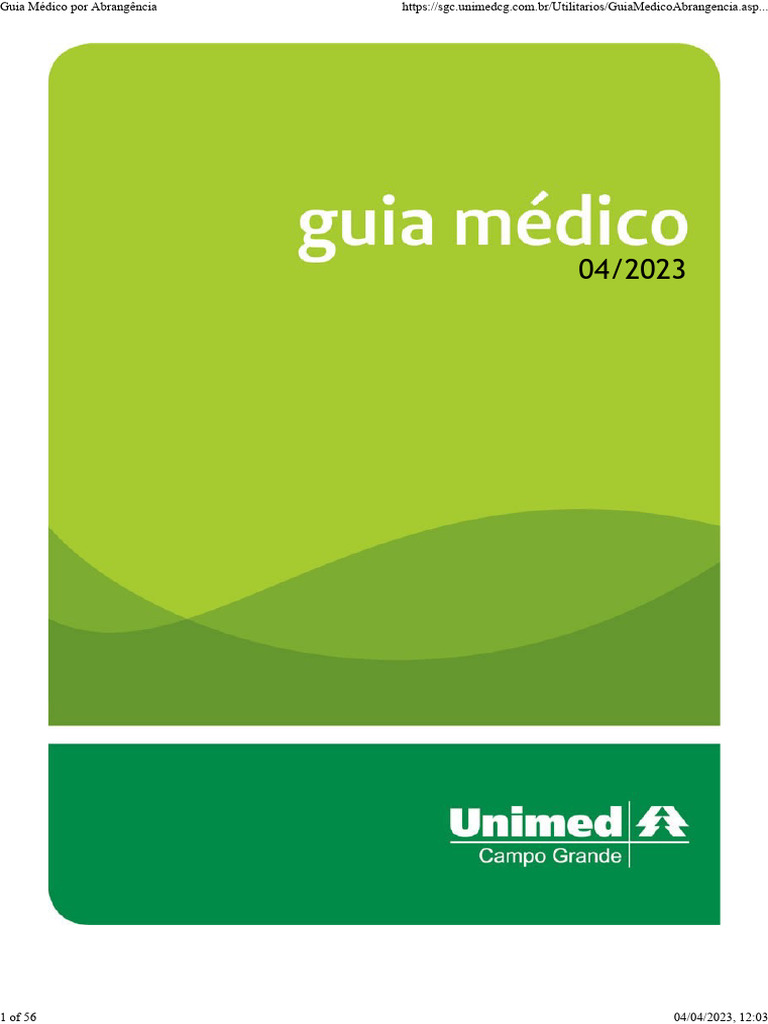 Guia Medico Unimed | PDF | Brasil