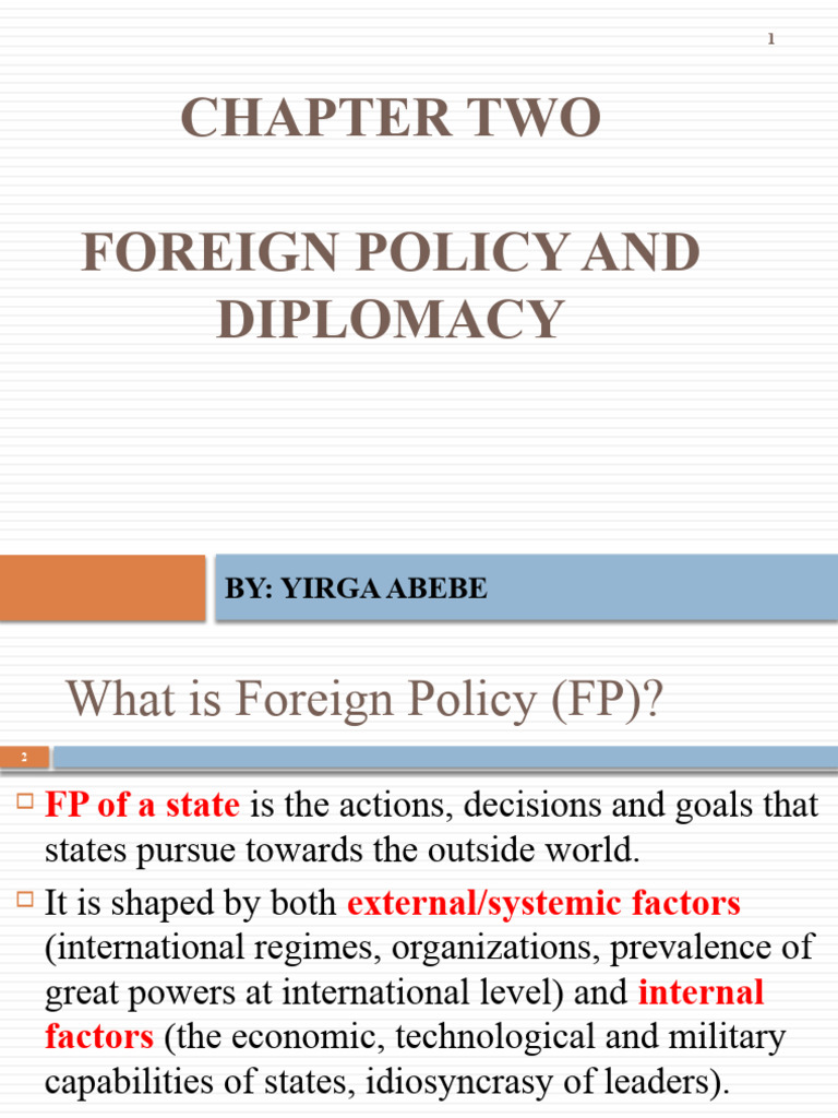 Global Trends - PPT - Chapter 2 | PDF | Diplomacy | State (Polity)