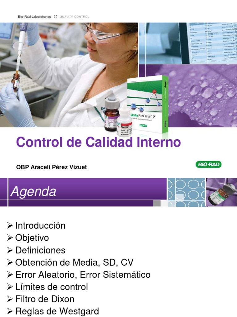 Control de Calidad Interno en Laboratorios | PDF