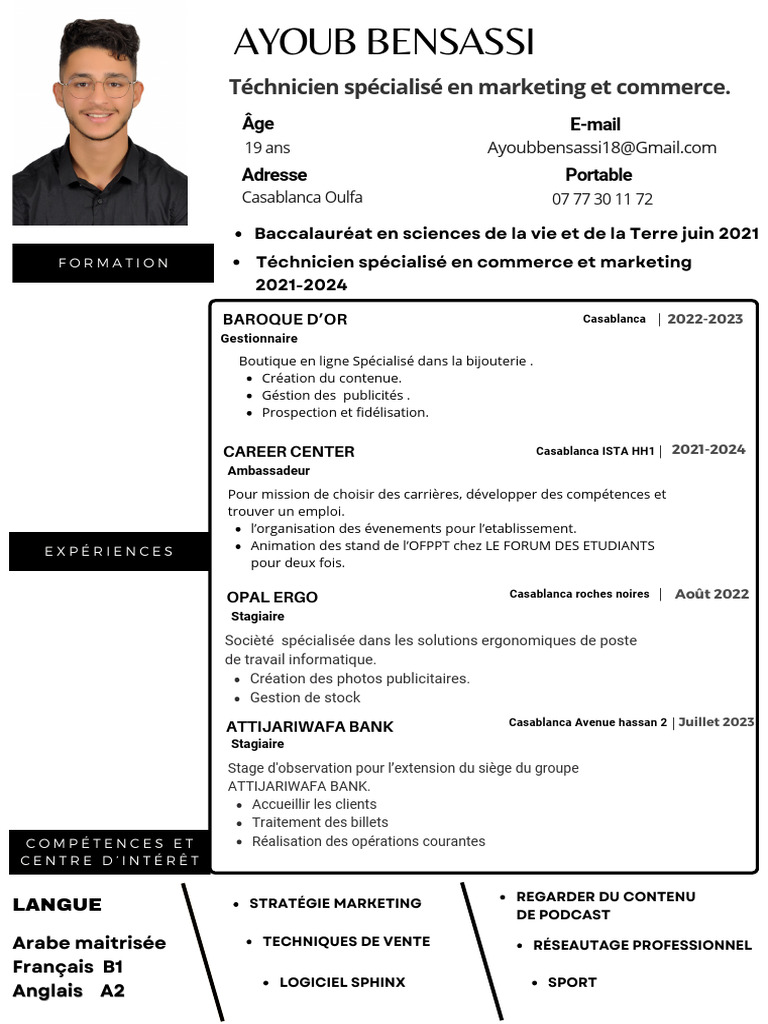 Curriculum Vitae Bensassi | PDF