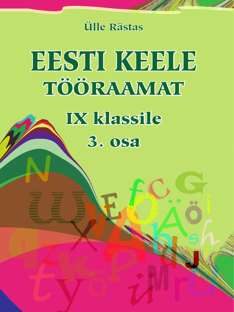 Eestikeel 9 KL 3 Osa-Web | PDF