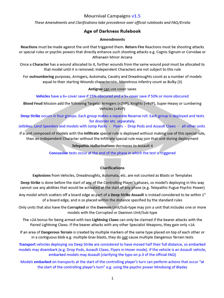 Mournival Campaigns v1.5 | PDF | Roman Legion | Artillery