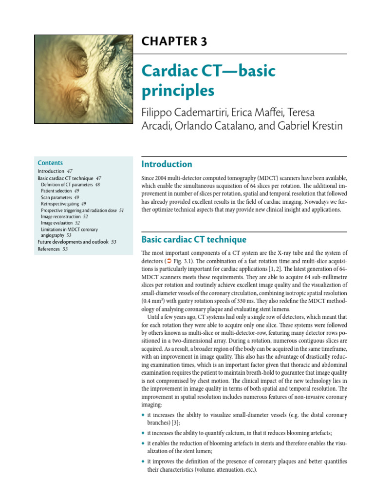 04b The ESC Textbook of Cardiovascular Imaging, 2nd Edition 2015 - Removed - Removed | PDF | Ct ...