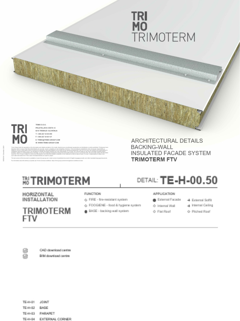 Architectural Details - Backing-wall - Insulated Facade System ...