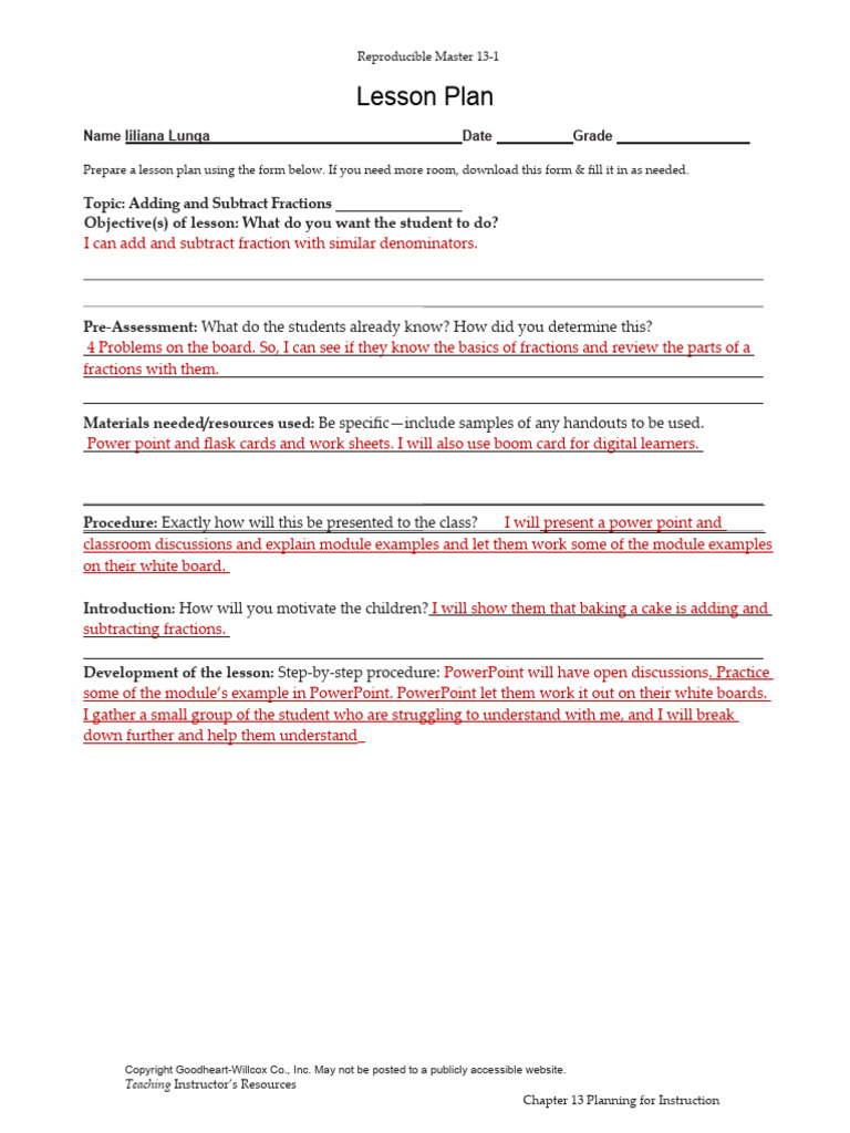 Lesson Plan Template 1 2 | Download Free PDF | Lesson Plan | Human Communication