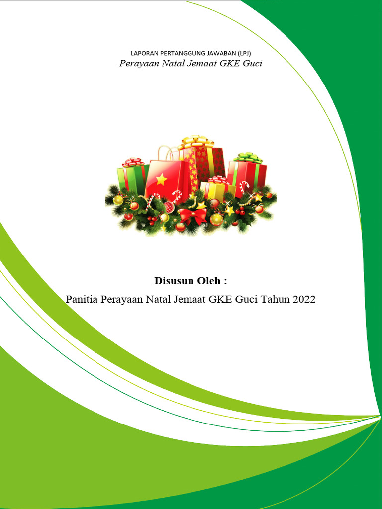 LPJ Panitia Natal JEMAAT GKE GUCI | PDF