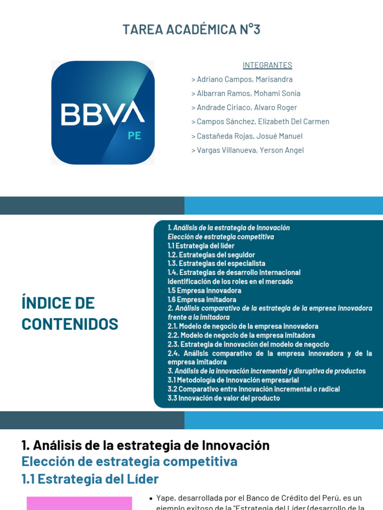 Ta3 - Grupo N°3 - Bbva | PDF | Bancos | Internet