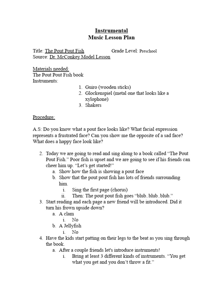 pout pout fish | PDF | Cognitive Psychology | Psychological Concepts