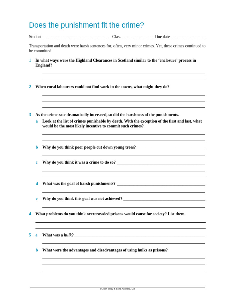 Does_the_punishment_fit_the_crime_worksheet | PDF