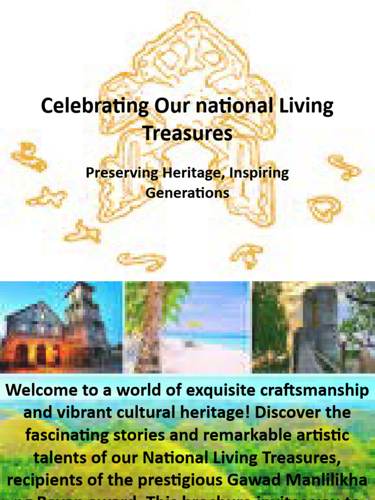National Living Treasures: Heritage & Artistry | PDF | Travel | Art