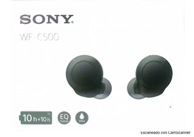 Sony WF C500 | PDF