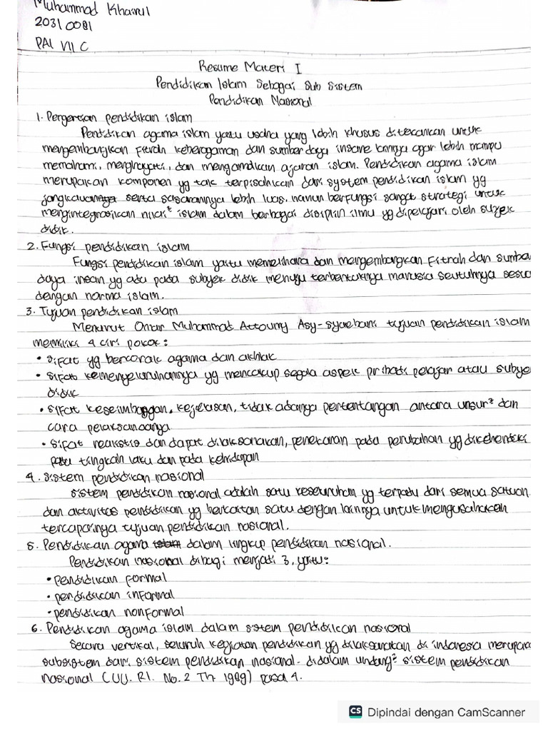 Resume Materi 1 | PDF