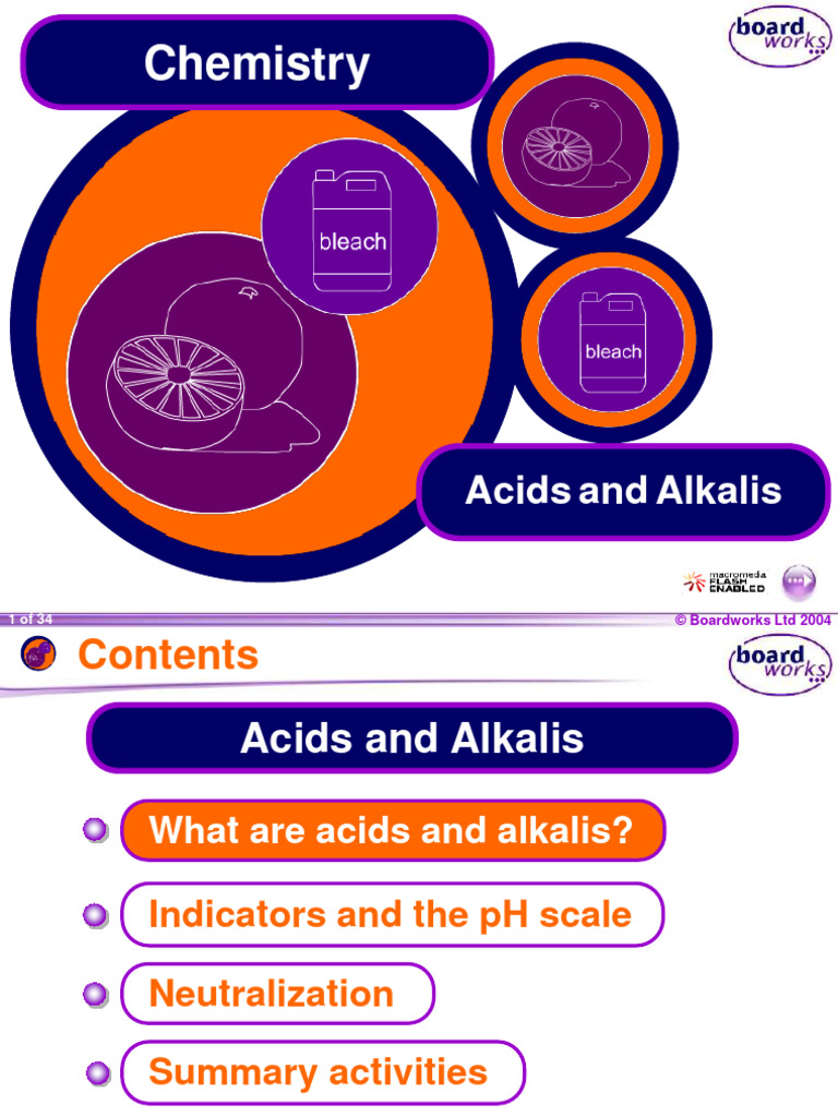 Acids and Alkalis Notes | PDF | Acid | Ph