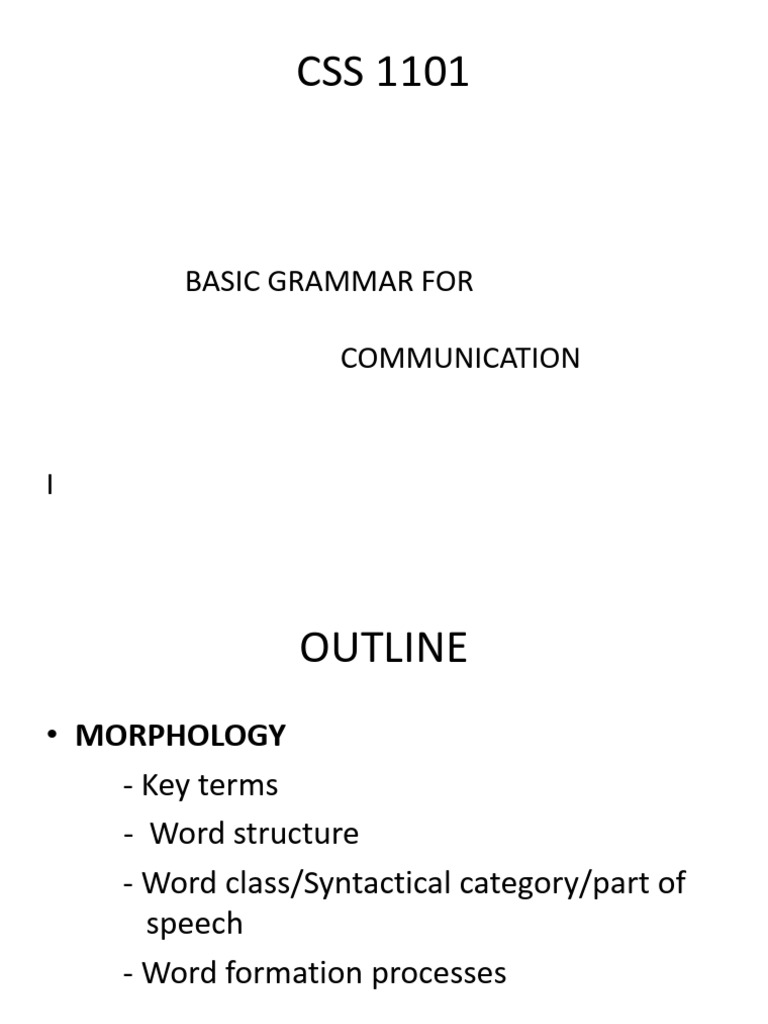Bridging Word Formation D | Download Free PDF | Morphology (Linguistics ...