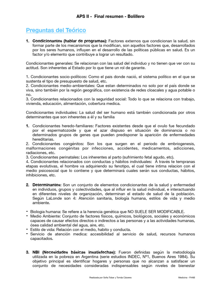 Bolillero Aps Final | PDF | Contaminación | Asistencia sanitaria preventiva