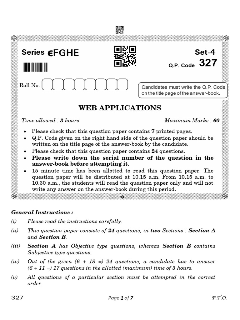 327 Web Applications | PDF | Java Script | World Wide Web