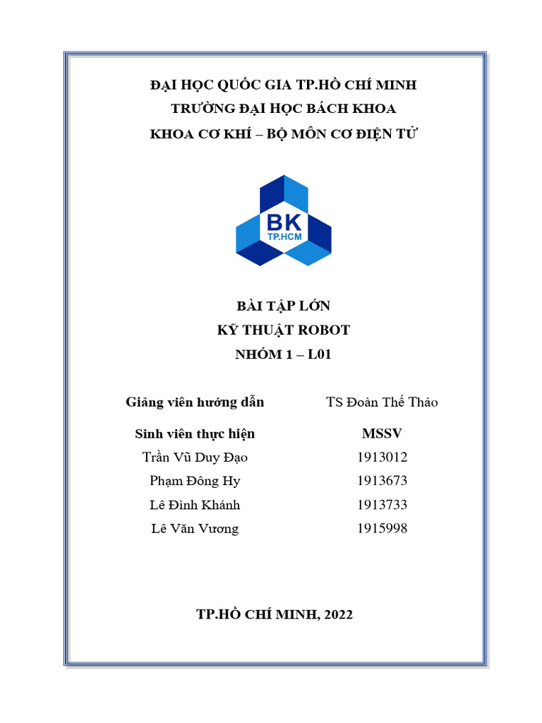 BTL Robot 5dof | PDF