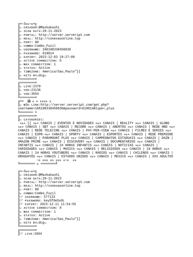 M3u@server - Serveript.com 3152 | PDF