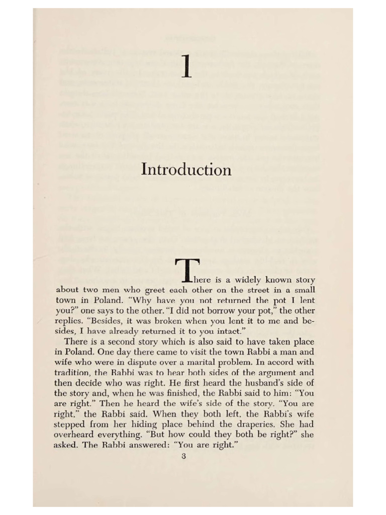 The Open and Closed Mind - Introduction | PDF