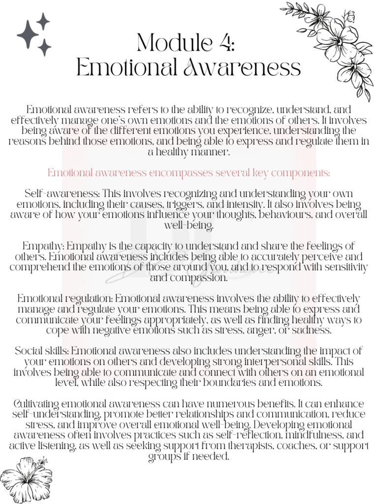 Module 4 | PDF | Emotions | Empathy