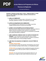 Actividad - Módulo 3 Infotep | PDF | Procesador de textos | Microsoft Word