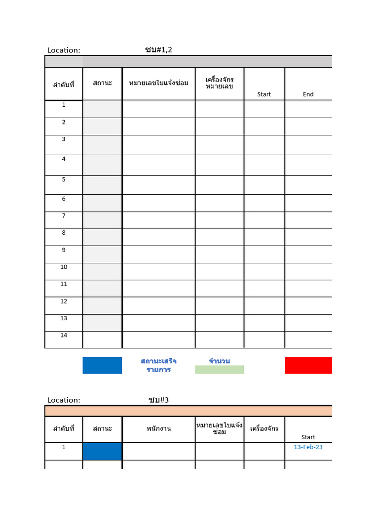 11-17 Febuary 2023 Service Order List SAHACHARTGROUP - DANCHAI - PHU 1 ...