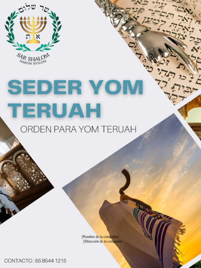 Seder Yom Teruah Final | PDF | orador del Señor | Shema Israel