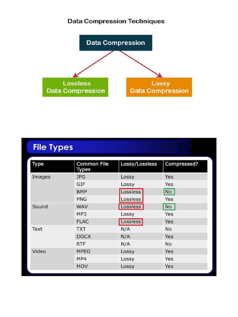 Data Compression, Formats | PDF